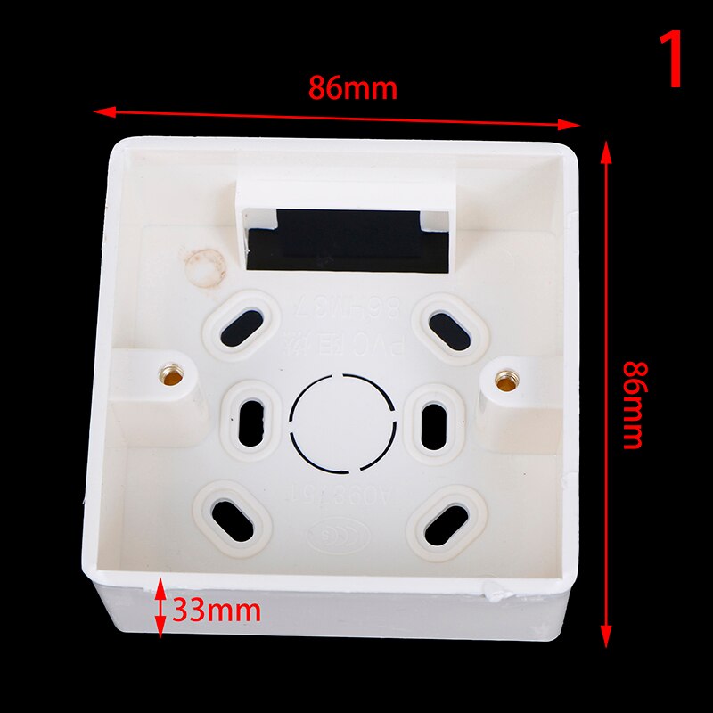 External Mounting Switch Box 86 Type Double Switch... – Vicedeal