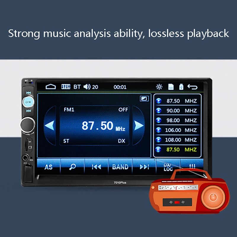 7 Polegada 2 din jogador de rádio gps do carro uni... – Grandado