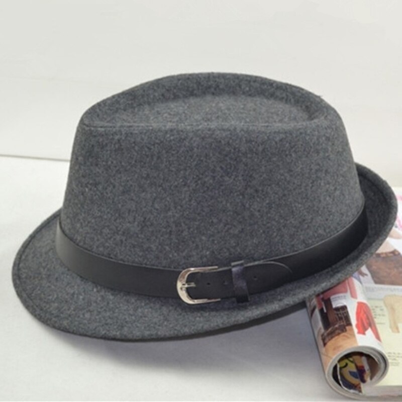 men fedoras women's jazz hat summer spring bla... – Vicedeal