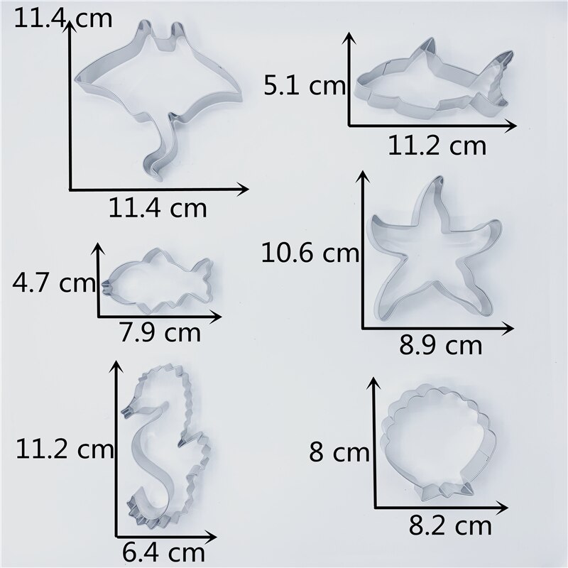 KENIAO Ocean Cookie Cutter - Starfish , Shell , Sh... – Vicedeal