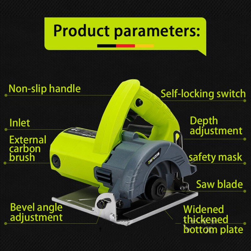 Household stone small masonry cutting machine 45 d... – Vicedeal