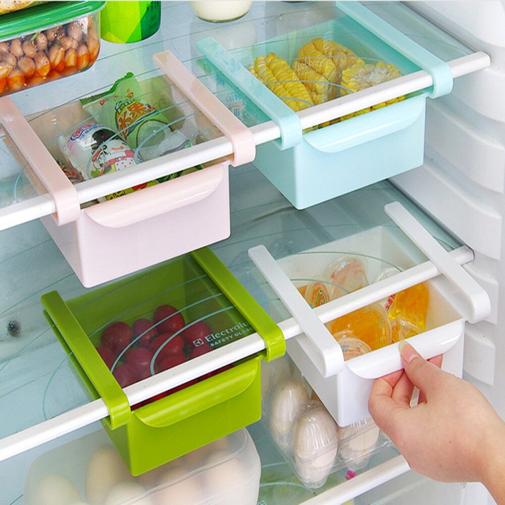 #L5 Slide Kitchen Fridge Storage Rack Kitchen live... – Grandado