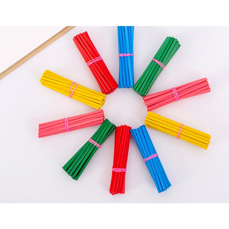 100pcs Colorful Bamboo Counting Sticks Mathematics... – Vicedeal