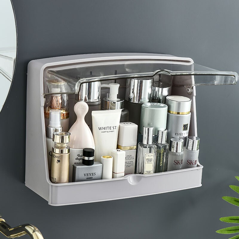 Makeup Organizer Storage Box Plastic Saving Space ... – Grandado