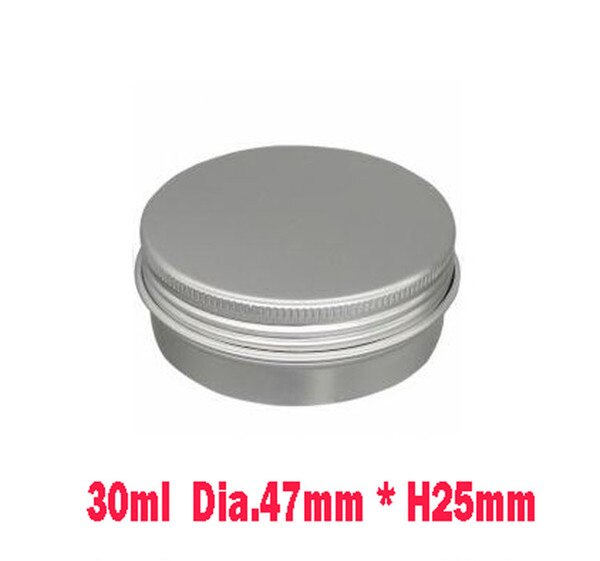 1Oz/30ml 30g Aluminum Tin Jars Cosmetic Sample Met... – Grandado