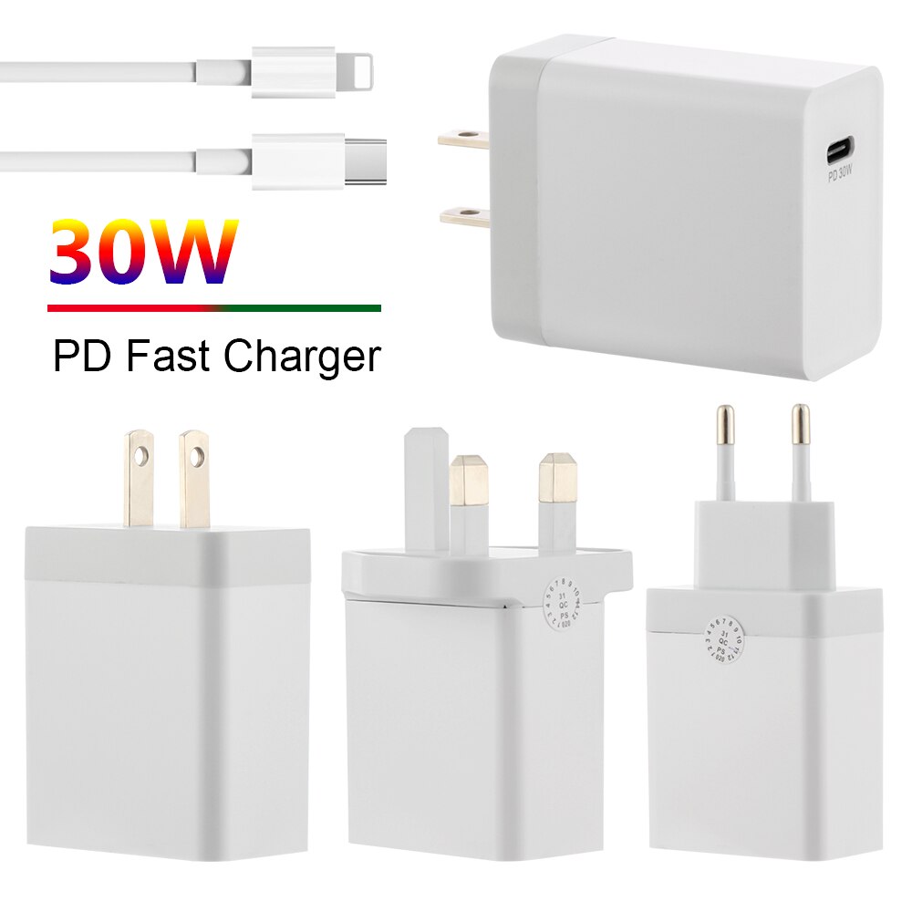 PD 30W Fast Charging Usb C Charger For iphone 12 M... – Grandado
