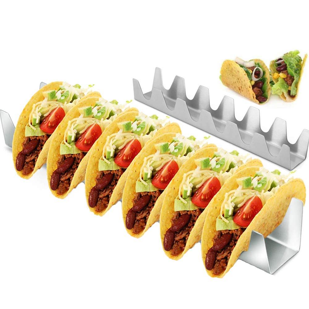 6 houdt Taco Houder Rvs Taco Rek Shell Taco Displa... – Vicedeal