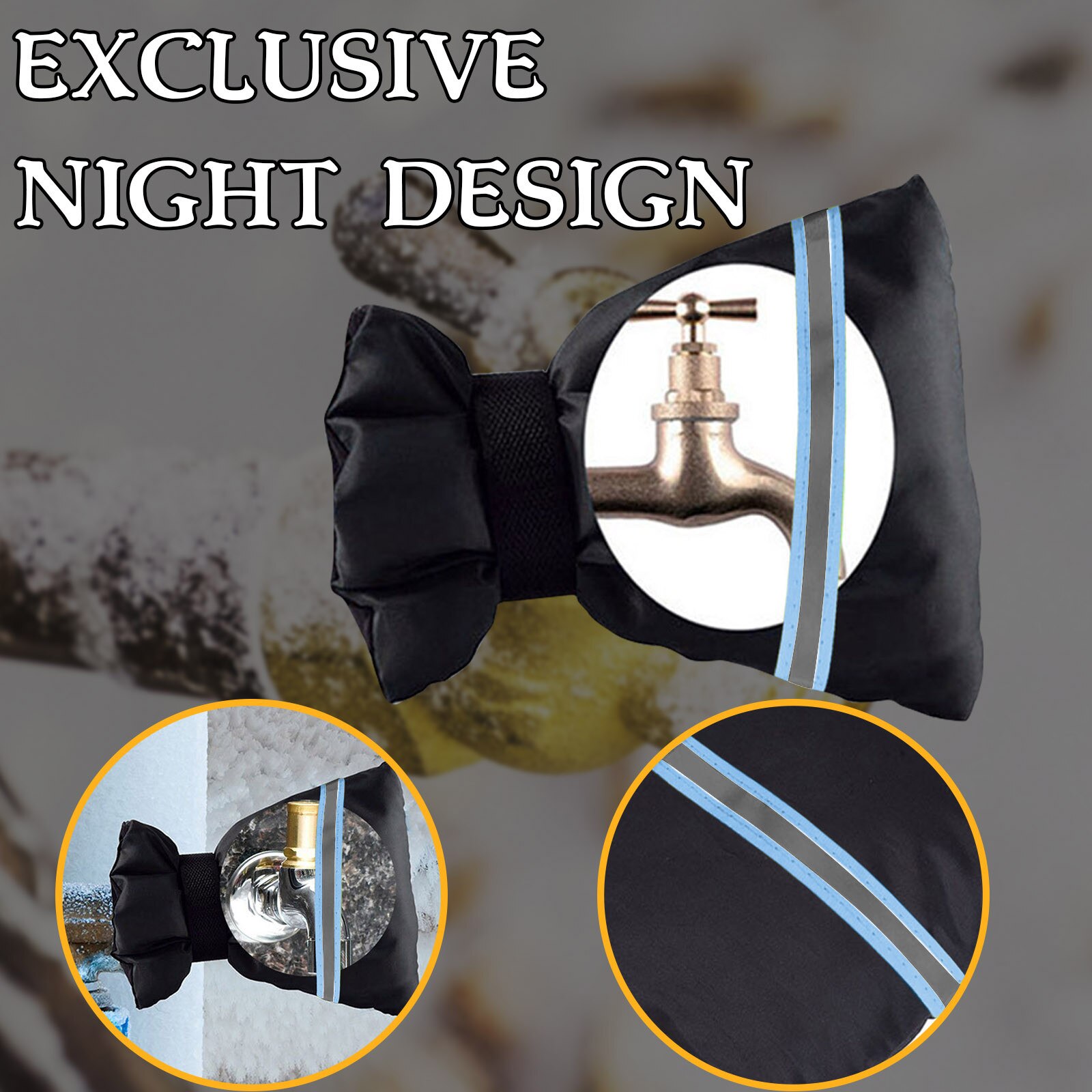 Popularreusable Kraan Cover Met Reflecterende Tape... – Grandado