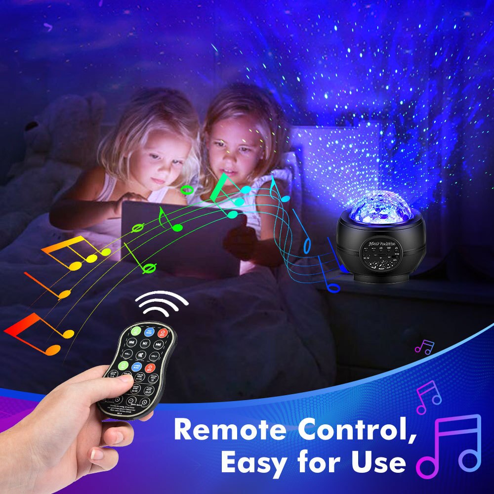 Led Star Ocean Wave Projector Nachtlampje Galaxy S... – Grandado