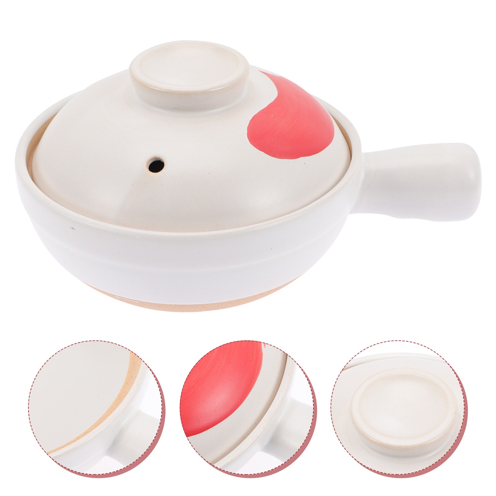 Casserole Pottery Clay Stew Pot Soup Cooking Pot C... – Vicedeal