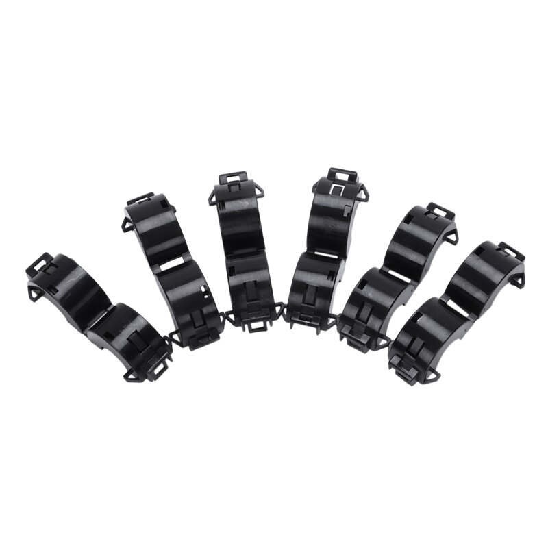 6 Pcs Schwarz 15mm Dia Kabel Ferrite Core Noise Su... – Vicedeal