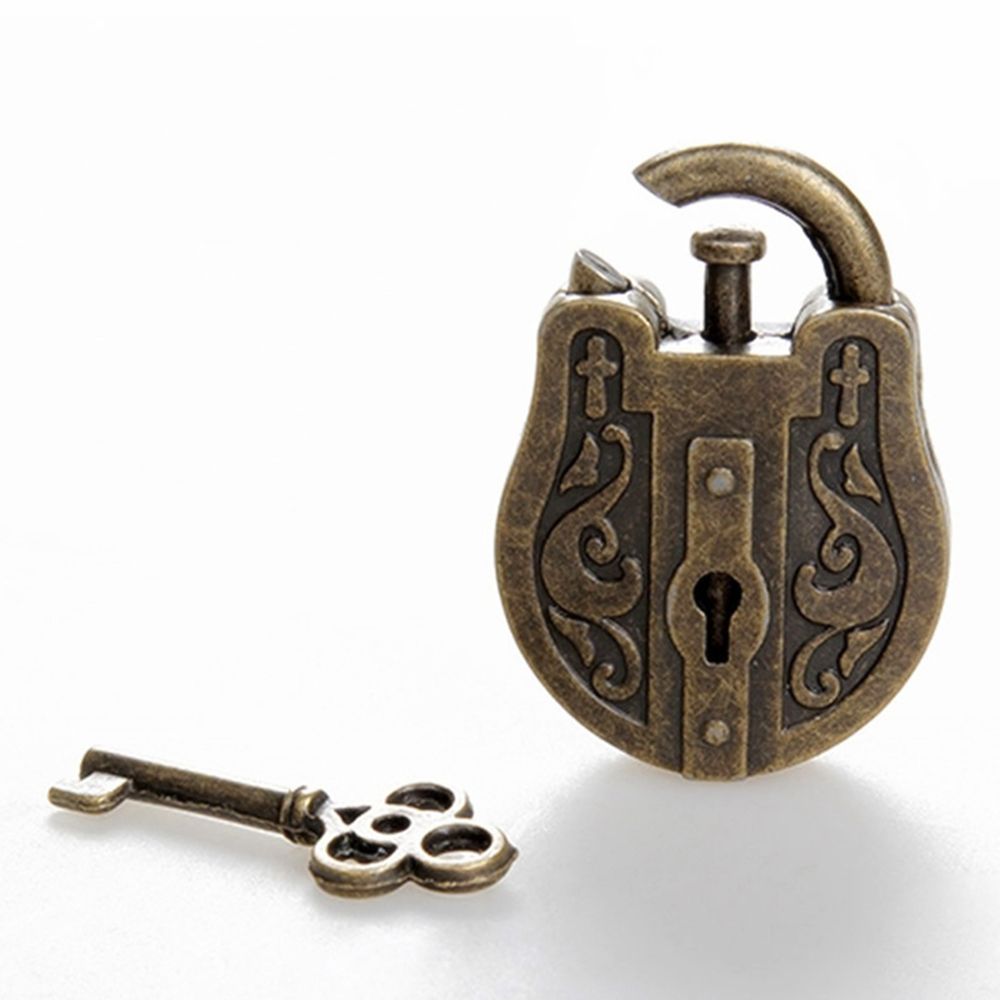 Vintage Metal Lock Key Puzzle Toy Educational Toys... – Grandado