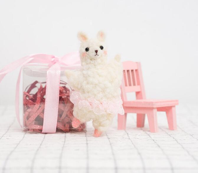 Ballett alpacka ull nålpunkts kit ull filt nålfilt... – Grandado