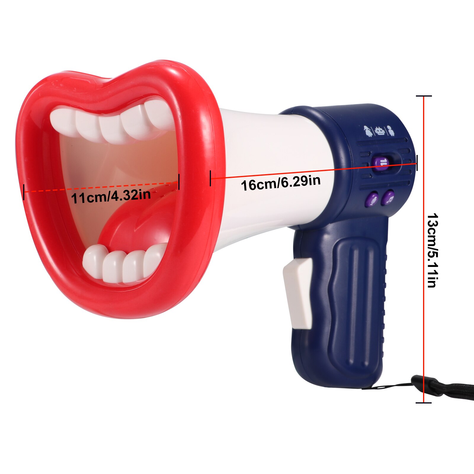 Funny Voice Changer Handle Horn Toy Megaphone Reco... – Vicedeal