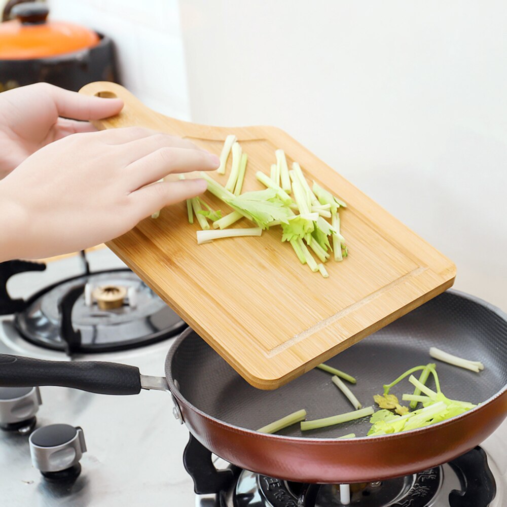 Bamboo Chopping Block Pizza Plate Natural Cutting ... – Grandado