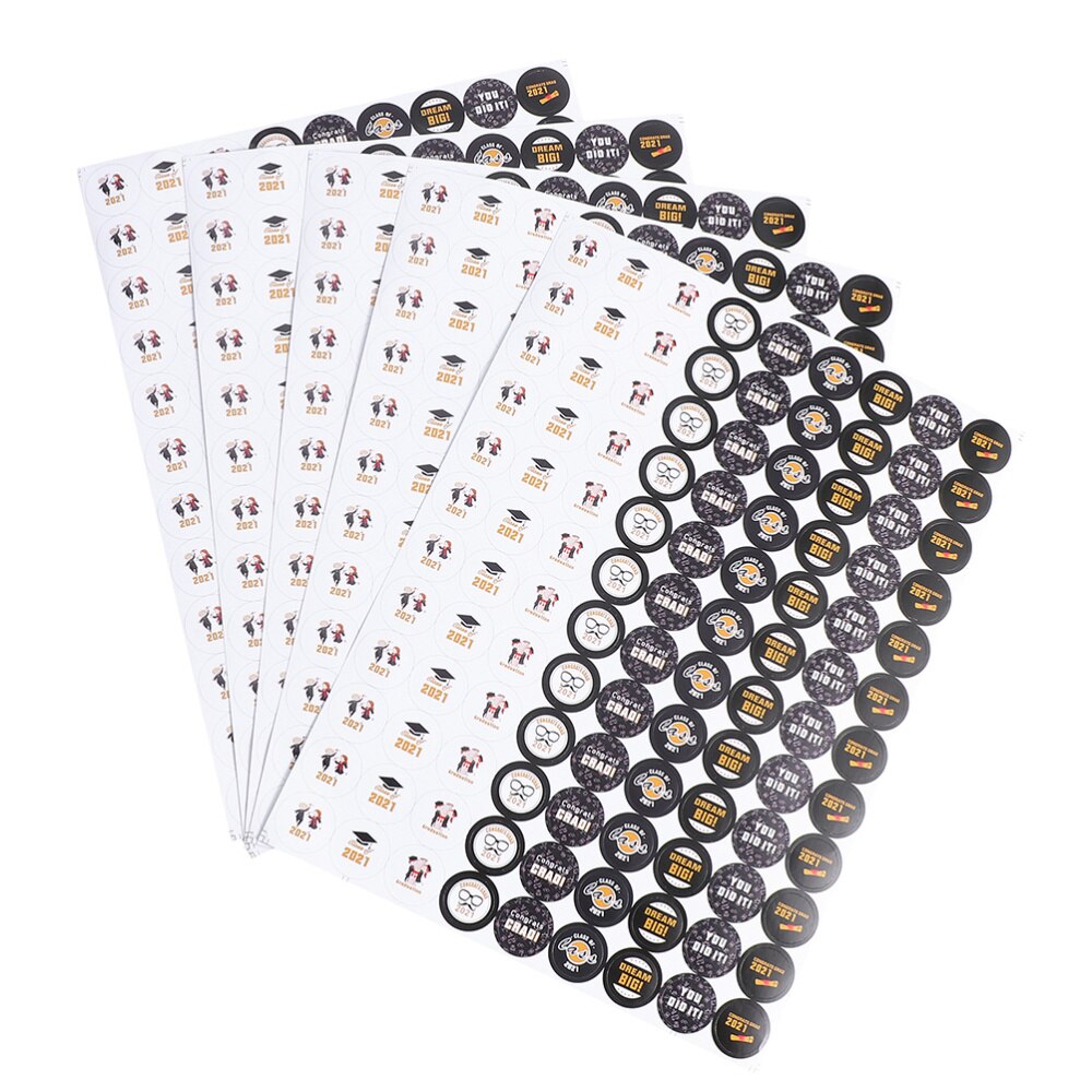 540Pcs Graduation Candy Bag Seal Stickers Lijm Sti... – Grandado