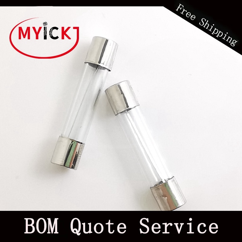 Zekering 6x30mm Glas Zekering 100 STUKS 250V 0.5 1... – Vicedeal