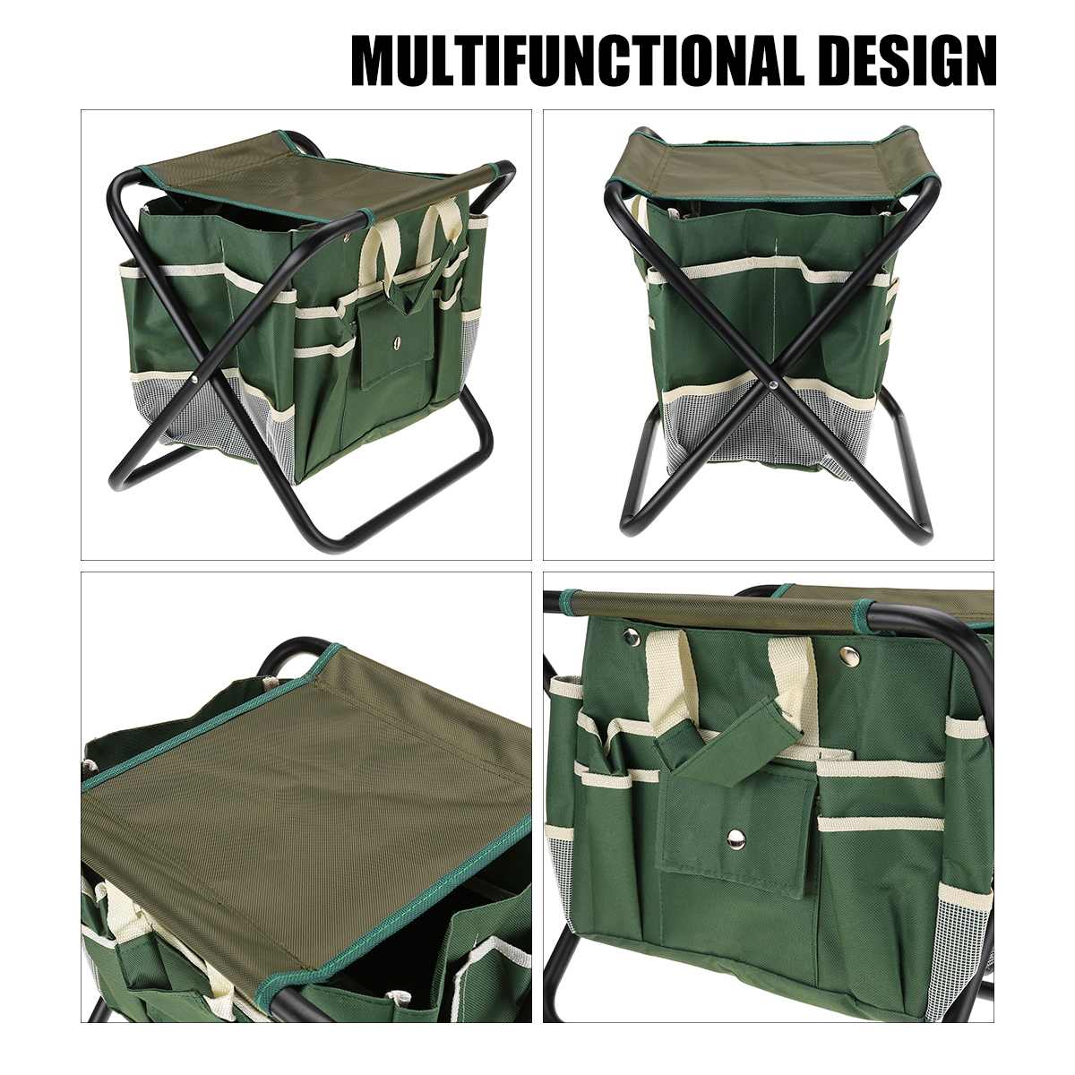 2 in 1 Chair Bag Folding Outdoor Fishing Camping S... – Grandado