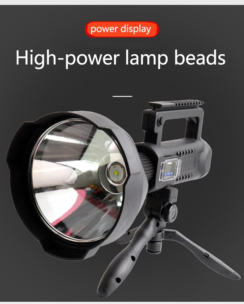 10000LM Portable Spotlights led Flashlight Searchl... – Grandado