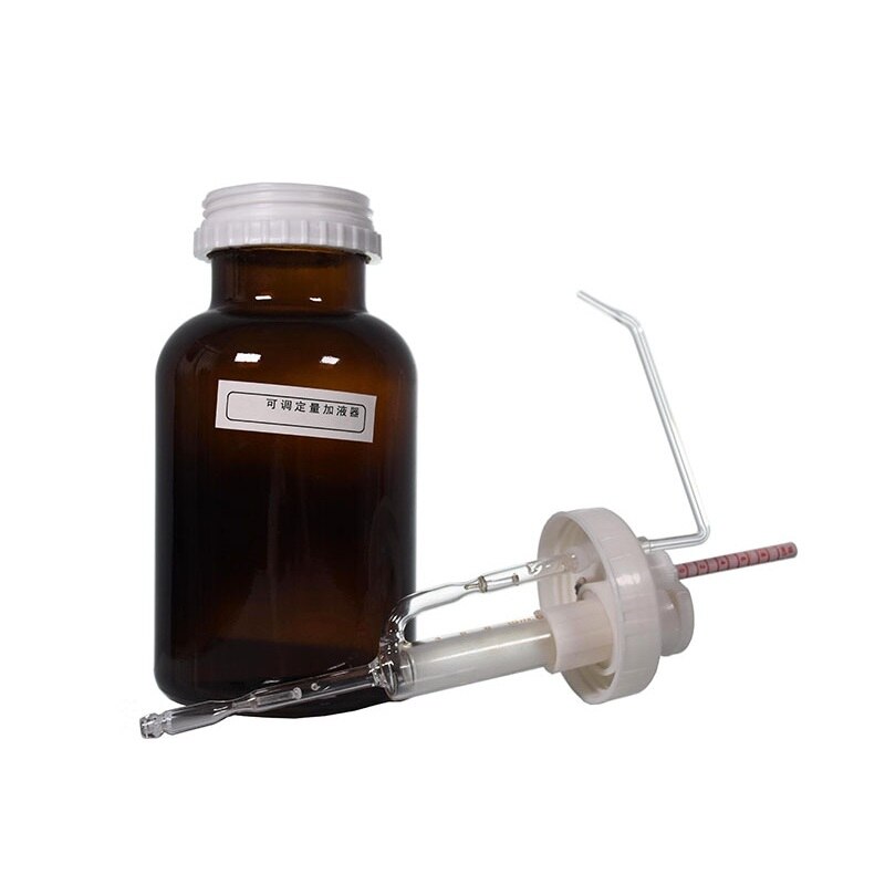 Adjustable Glass Dispenser Brown Glass Reagent Dis... – Grandado