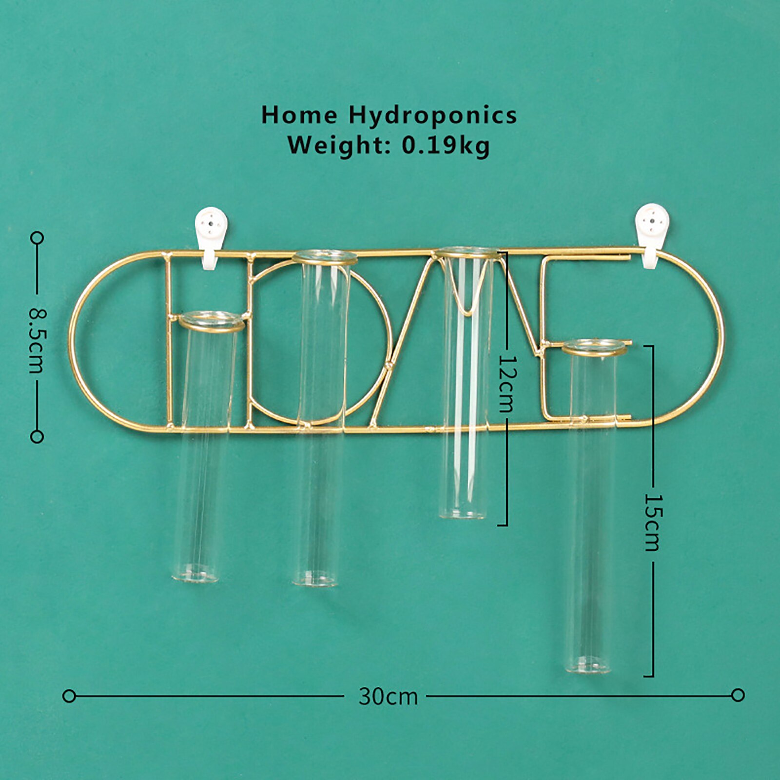 3 Test Tubes Glass Planter Terrarium Flower Vase w... – Grandado