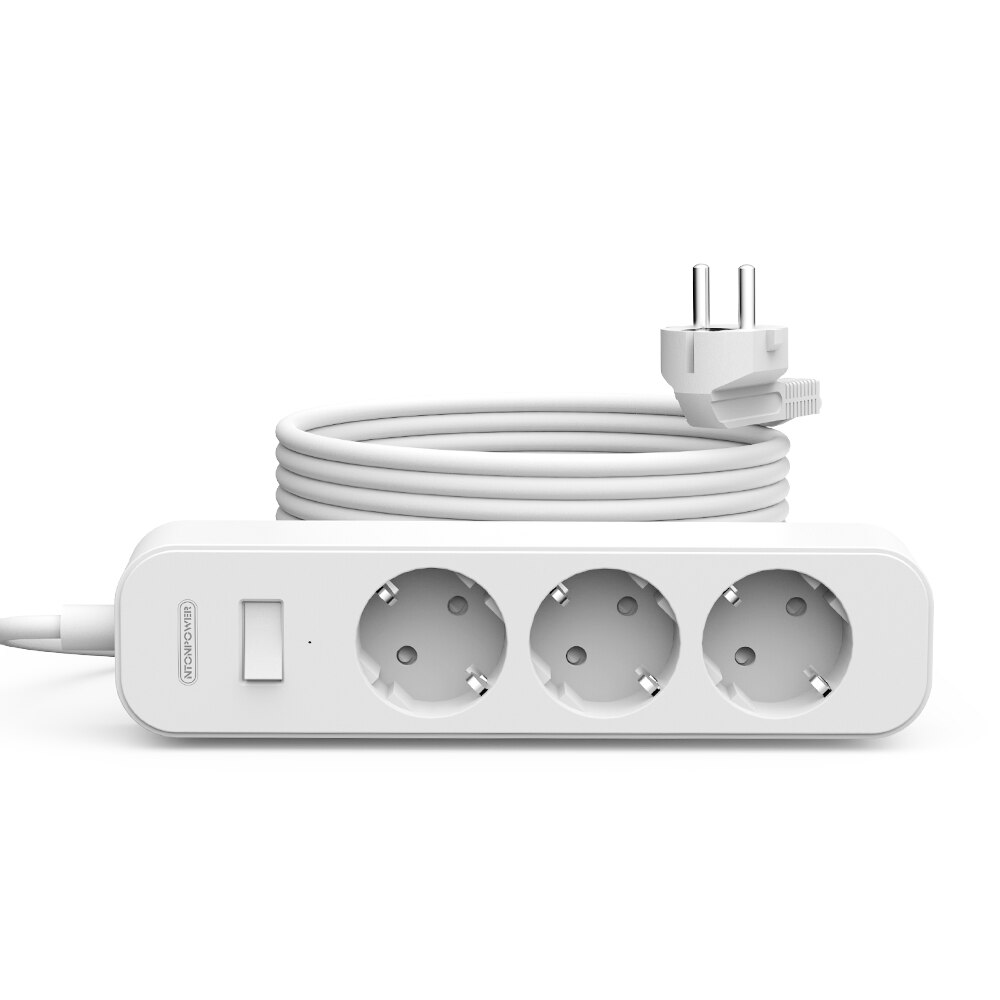 NTONPOWER Wall Mountable Power Strip, 5M Extension... – Grandado