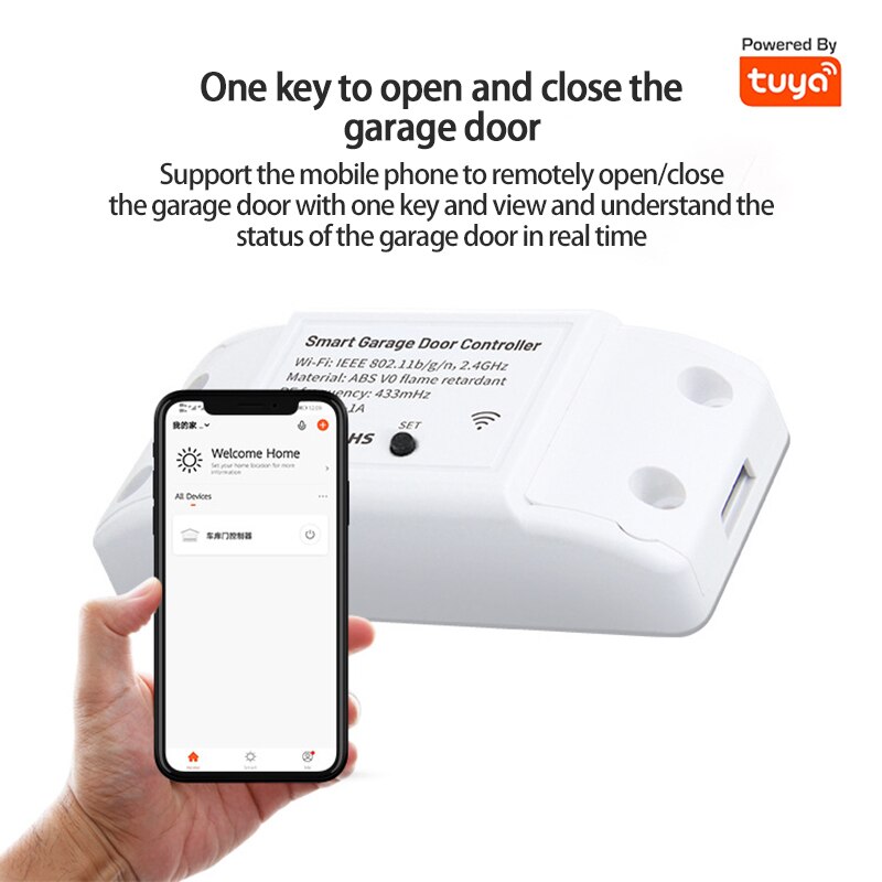 Tuya Wifi Smart Garagedeur Controller Geautomatise... – Vicedeal