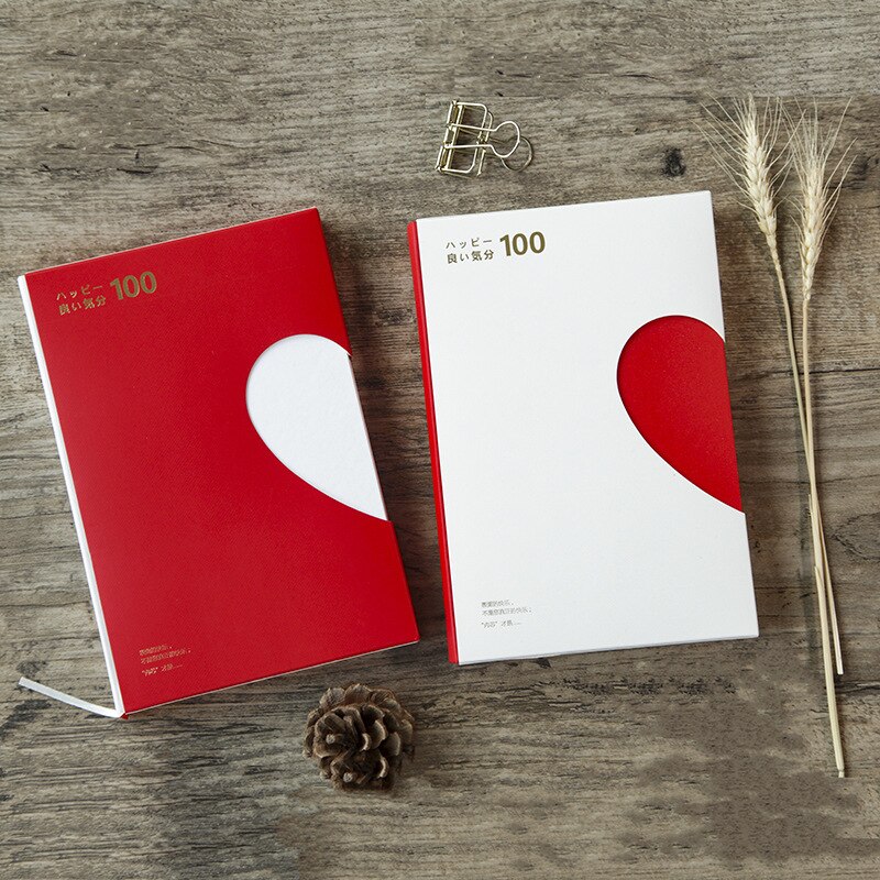 "My Heart" Hard Cover 100 Days Daily Planner Agend... – Vicedeal