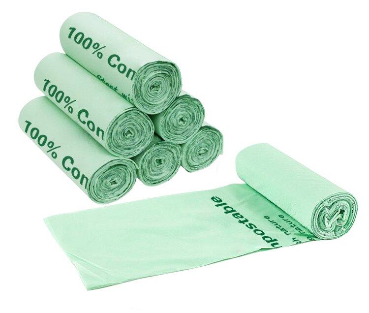 25pcs Fully biodegradable plastic bag PLA+PBAT deg... – Vicedeal