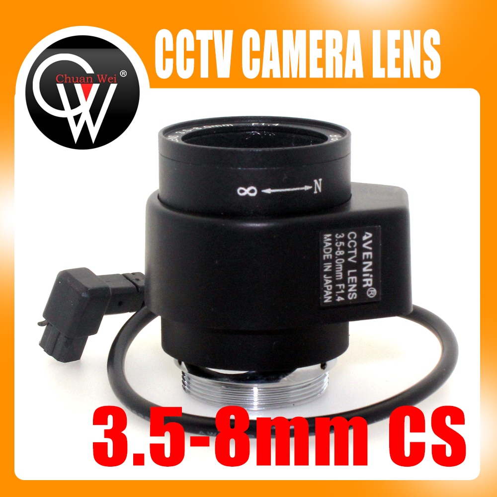 3.5-8mm F1.4 lens CS Mount Varifocal Manual Auto I... – Vicedeal