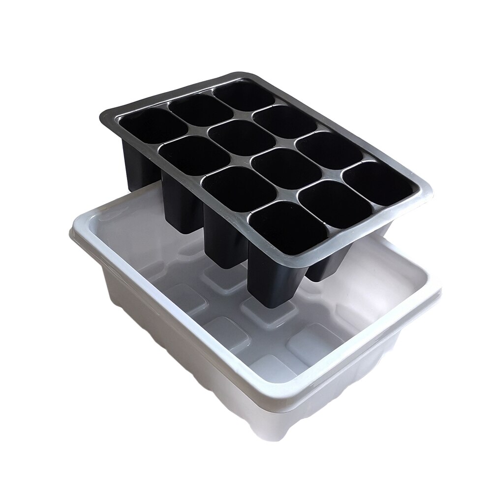 10 st plantskolakrukor i plast 12 celler plantbric... – Grandado