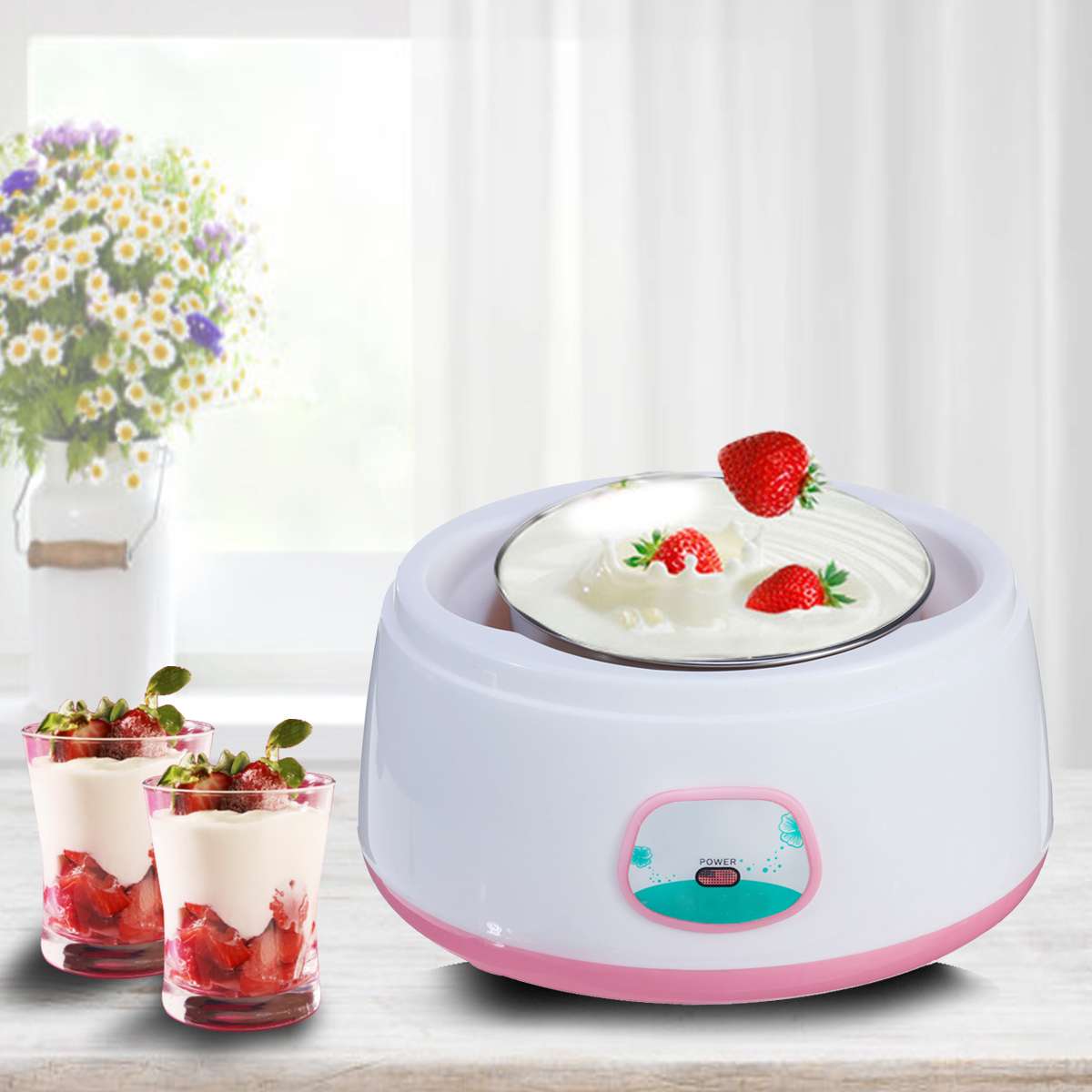 220V Yogurt Makers 1.2L Full Automatic Yogurt Mach... – Vicedeal