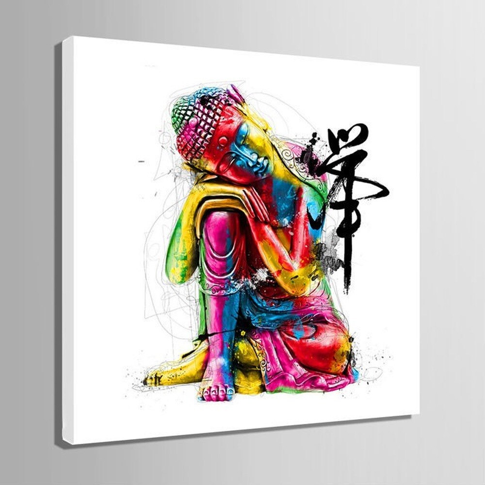 Zen Buddha Statue Poster Hause Dekoration Leinwand... – Vicedeal