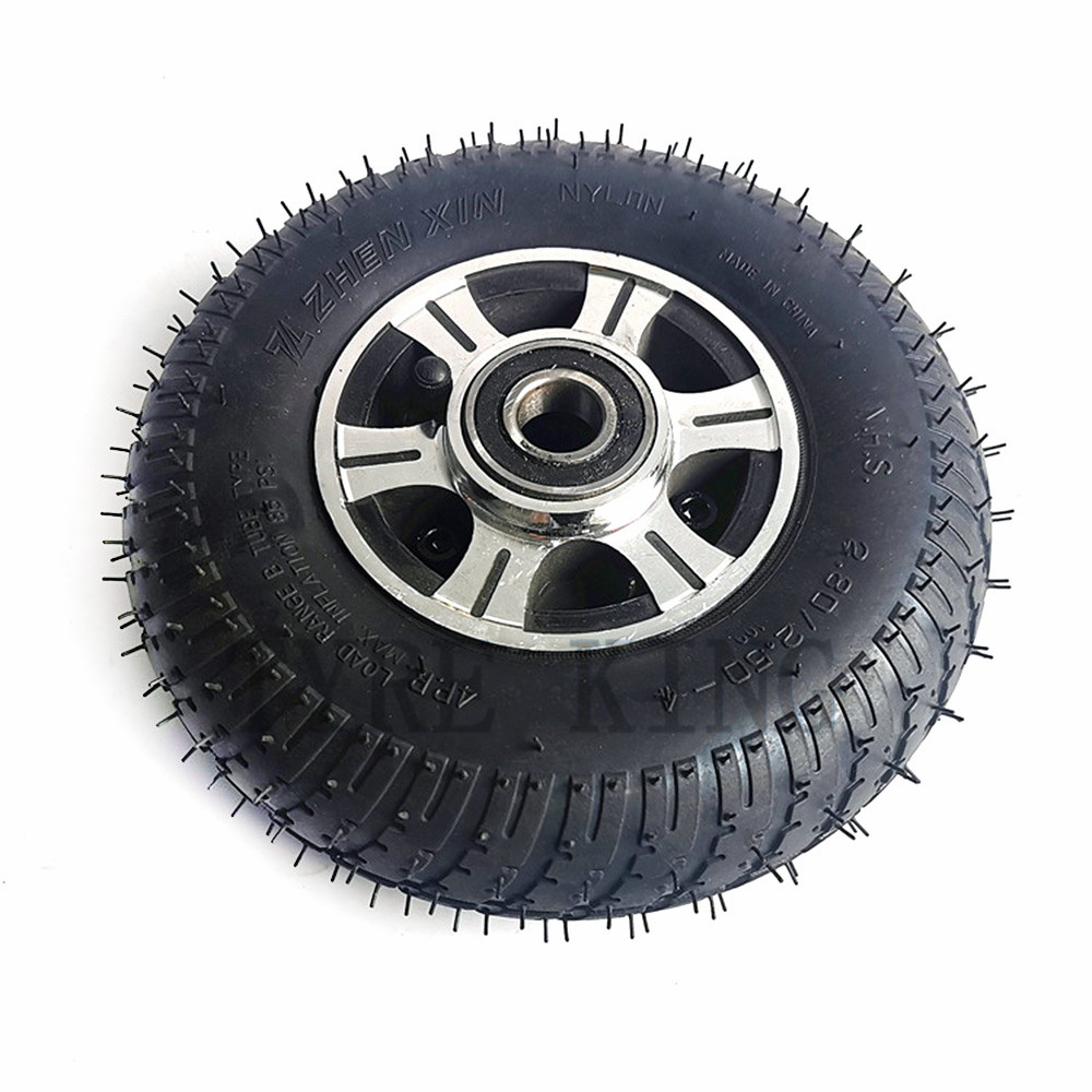 Wheel 2.80/2.50-4 Pneumatic Tire Solid Tyre With A... – Grandado