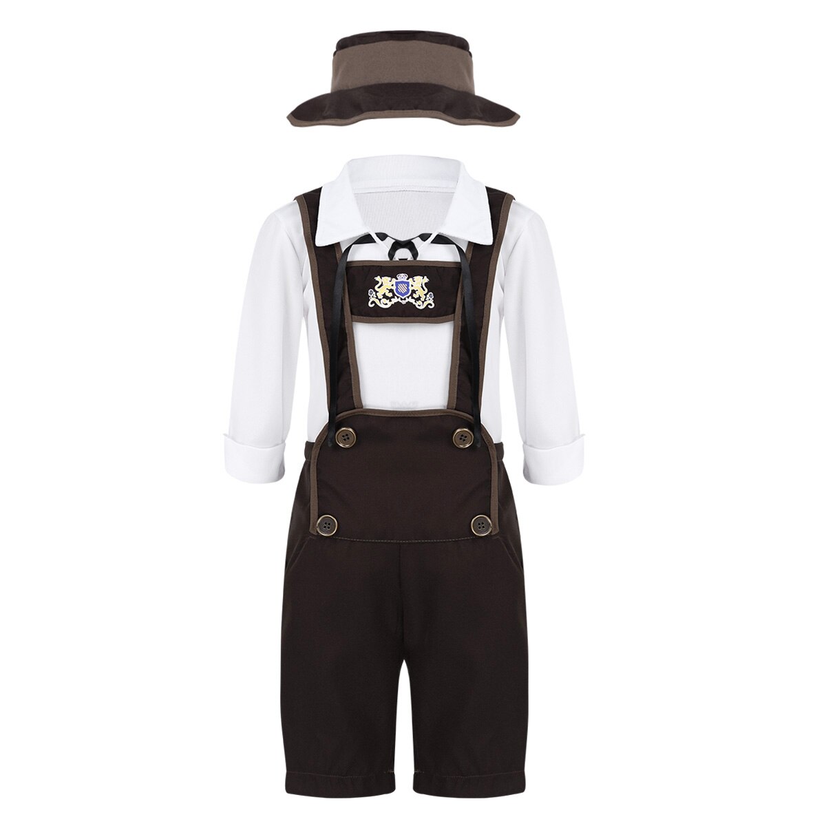 Kids Jongen Duitse Beierse Lederhosen Outfit Oktob... – Grandado