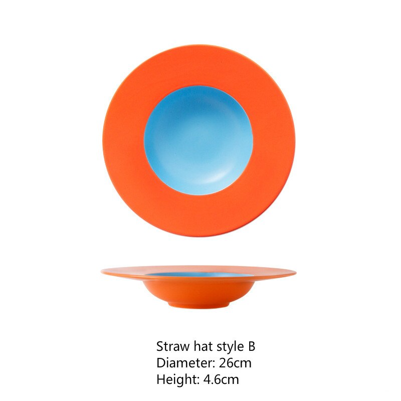 Hat Shape Plate 3 Styles Contrasting Northern Tabl... – Vicedeal