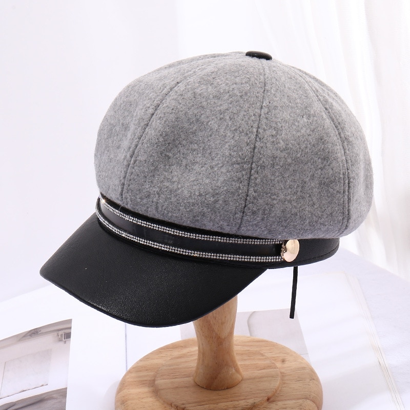 Spring and Autumn color matching wool octagonal ha... – Grandado