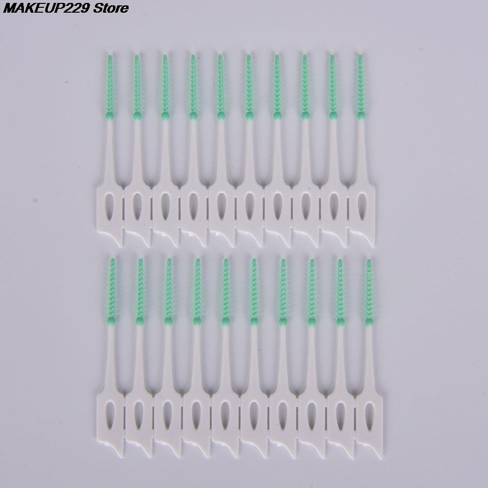 20Pcs/lot Oral Dental Toothpick Flosser Floss Stic... – Grandado