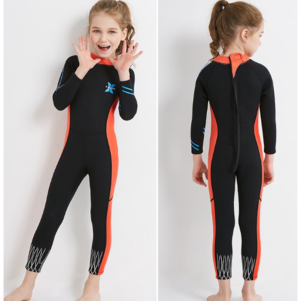 Girls Diving Wetsuit One-piece Child Scuba Dive Su... – Grandado