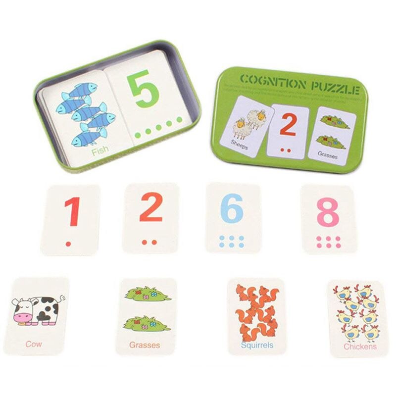 Anti-Tear Flash Cards Learning Alphabet Puzzle Car... – Vicedeal