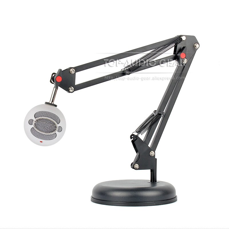 Round Plate Desktop Suspension Microphone Boom Arm... – Vicedeal