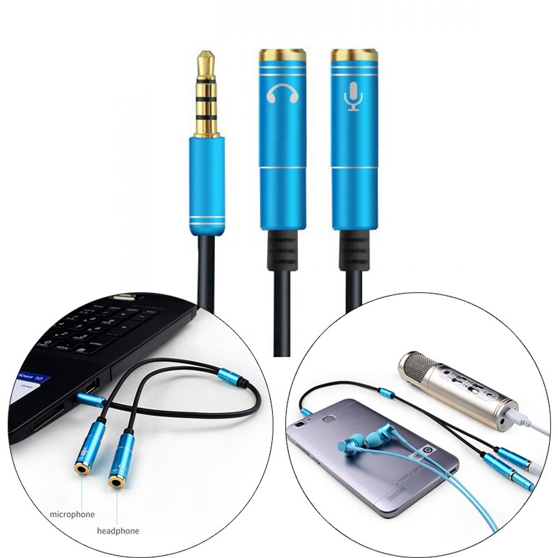 3.5mm Earphone Adapter Converter Cable Headphone+M... – Vicedeal