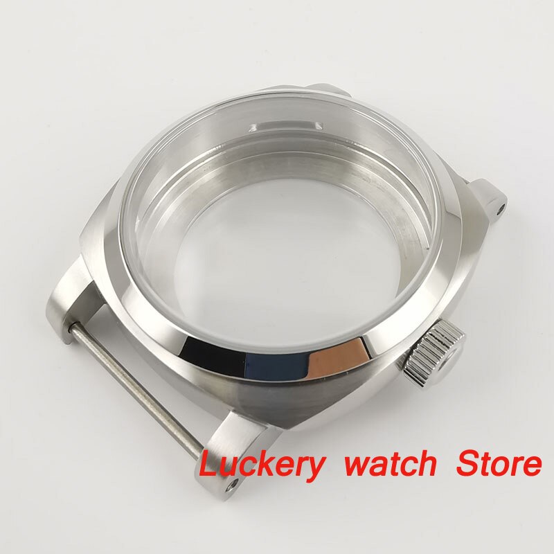44mm stainless steel brushed case fit 6497 6498 ST... – Grandado