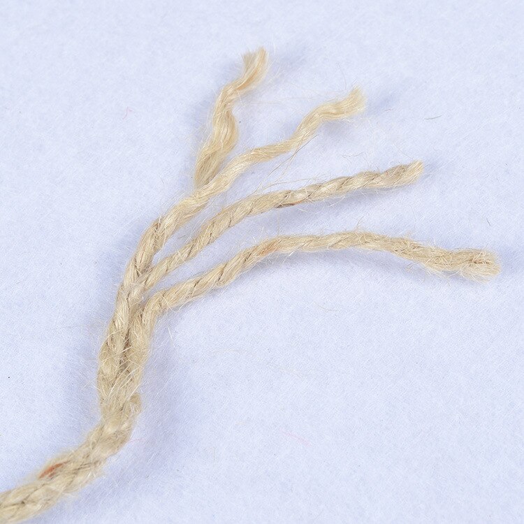 100METER 6mm Geflochtene Jute Twine Natürliche Jut... – Grandado