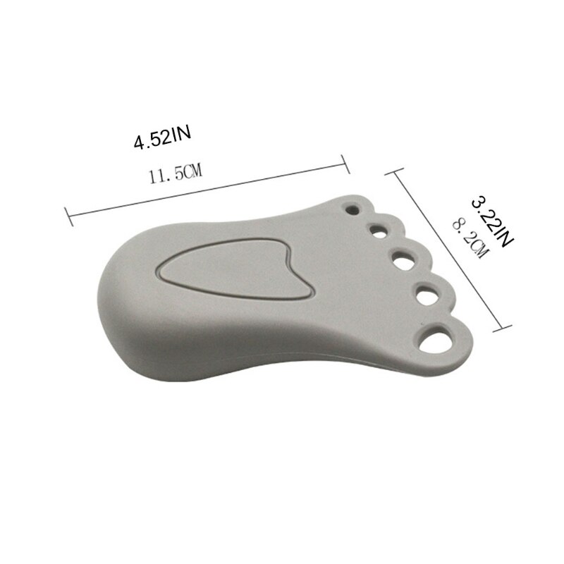 B2EB Rubber Wedge Door Stop Baby Foot Shape Door S... – Grandado