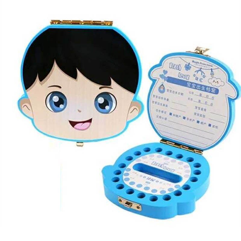 Pasgeboren Tand Storage Case 1pcs Cartoon Afbeeldi Grandado