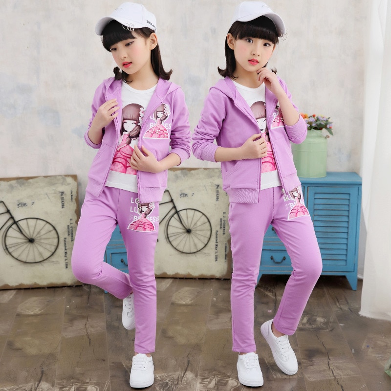 girls sets autumn girls outfits sport sets kids tr... – Grandado