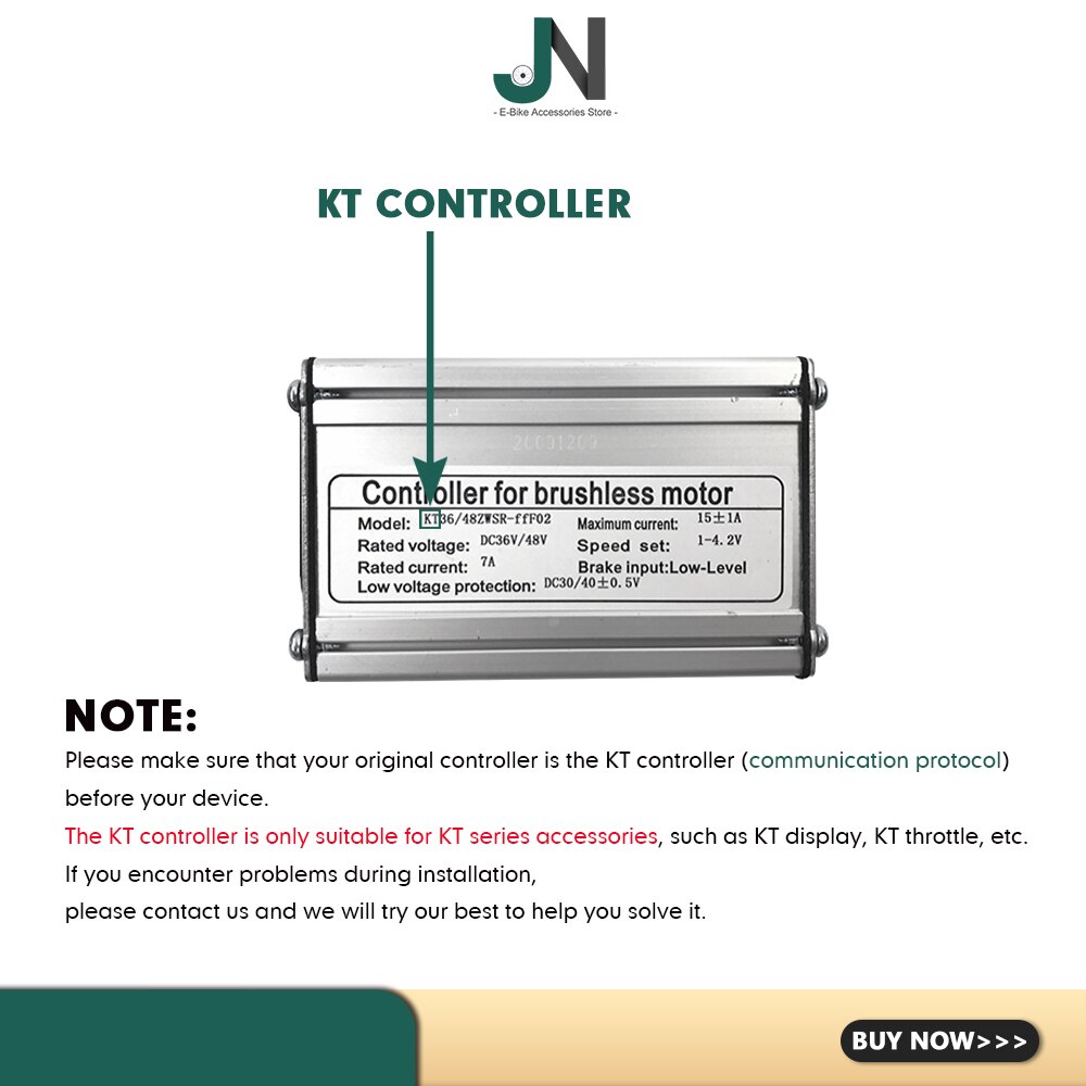 KT Ebike Controller 36V48V 250W-1000W Julet Waterp... – Vicedeal