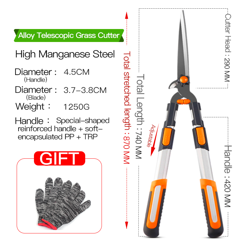 AIRAJ Garden Hedge Shears for Trimming Borders Box... – Grandado