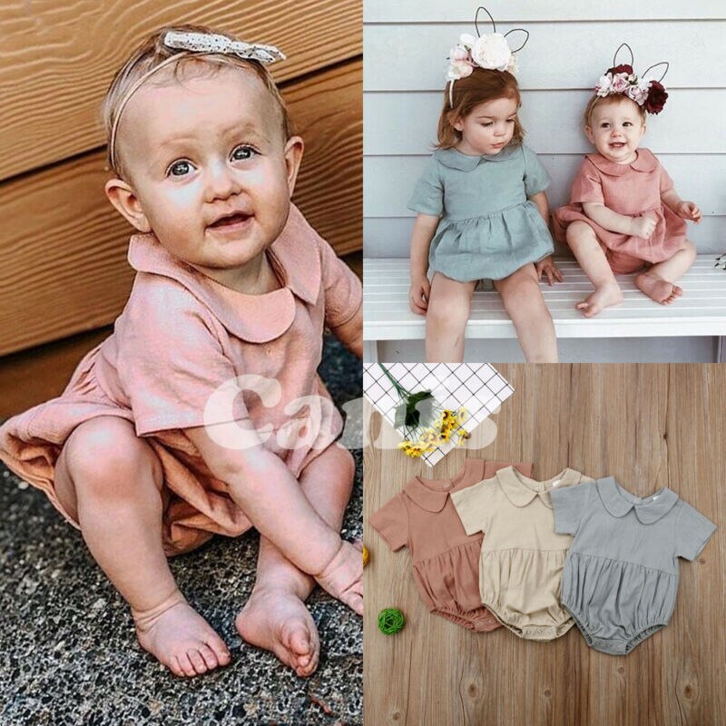 Baby Zomer Kleding Schattige Baby Baby Meisjes Jon... – Vicedeal